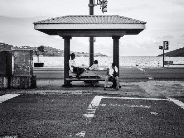 At the Bus Stop – Photography by CyberShutterbug